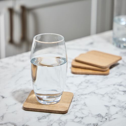 Wooden Natural Coasters - 4 Pack - Home Store + More