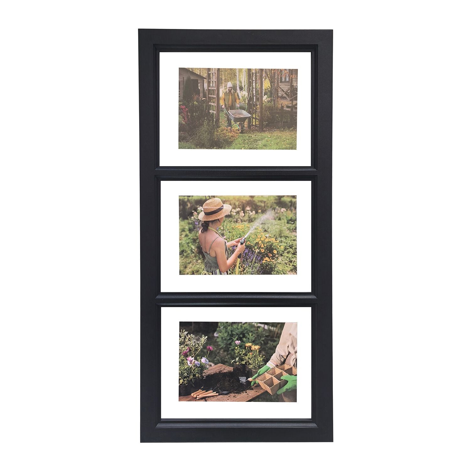 3 Multi Aperture Photo Frame Black - Home Store + More