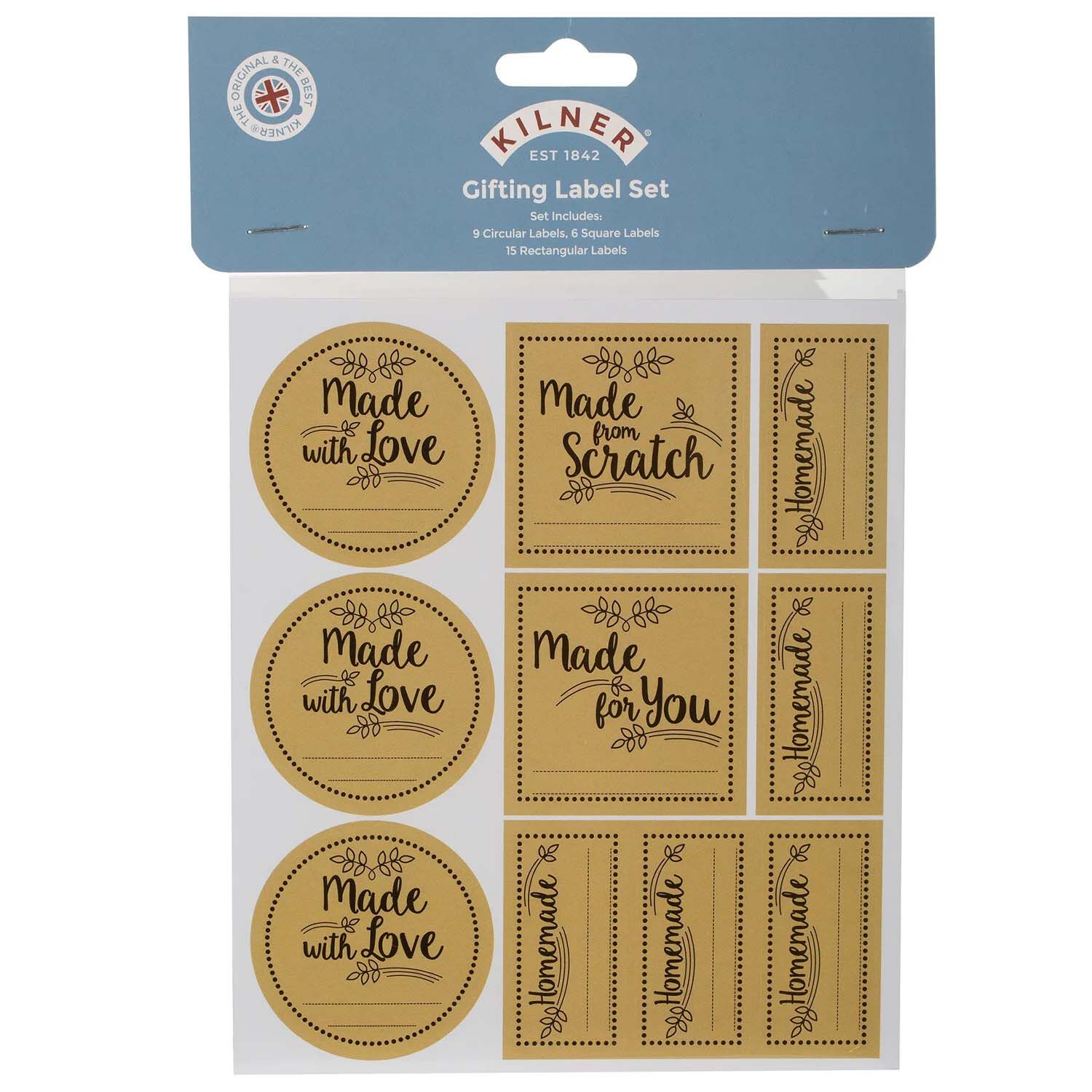 Kilner Label Set - Home Store + More