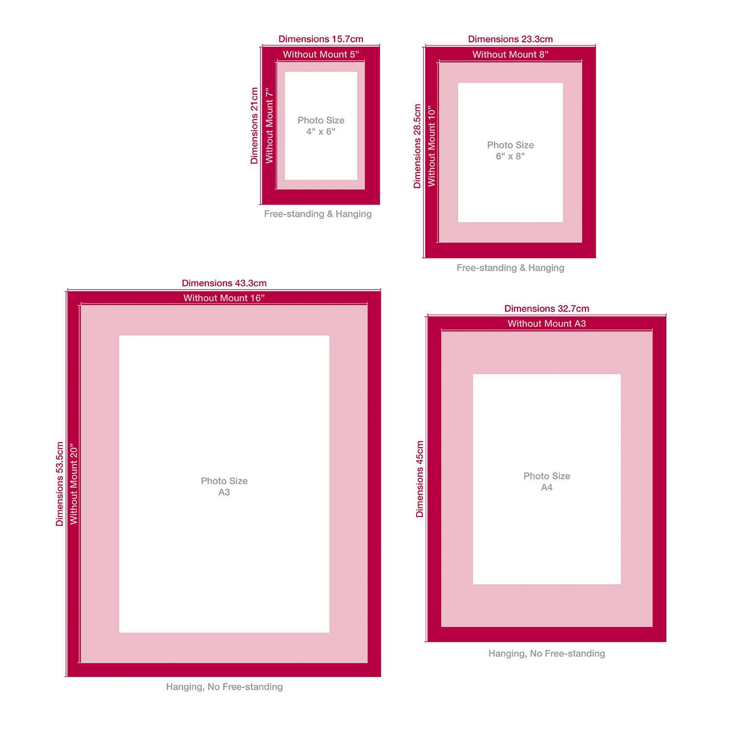 Picture Frames Sizes In Cm
