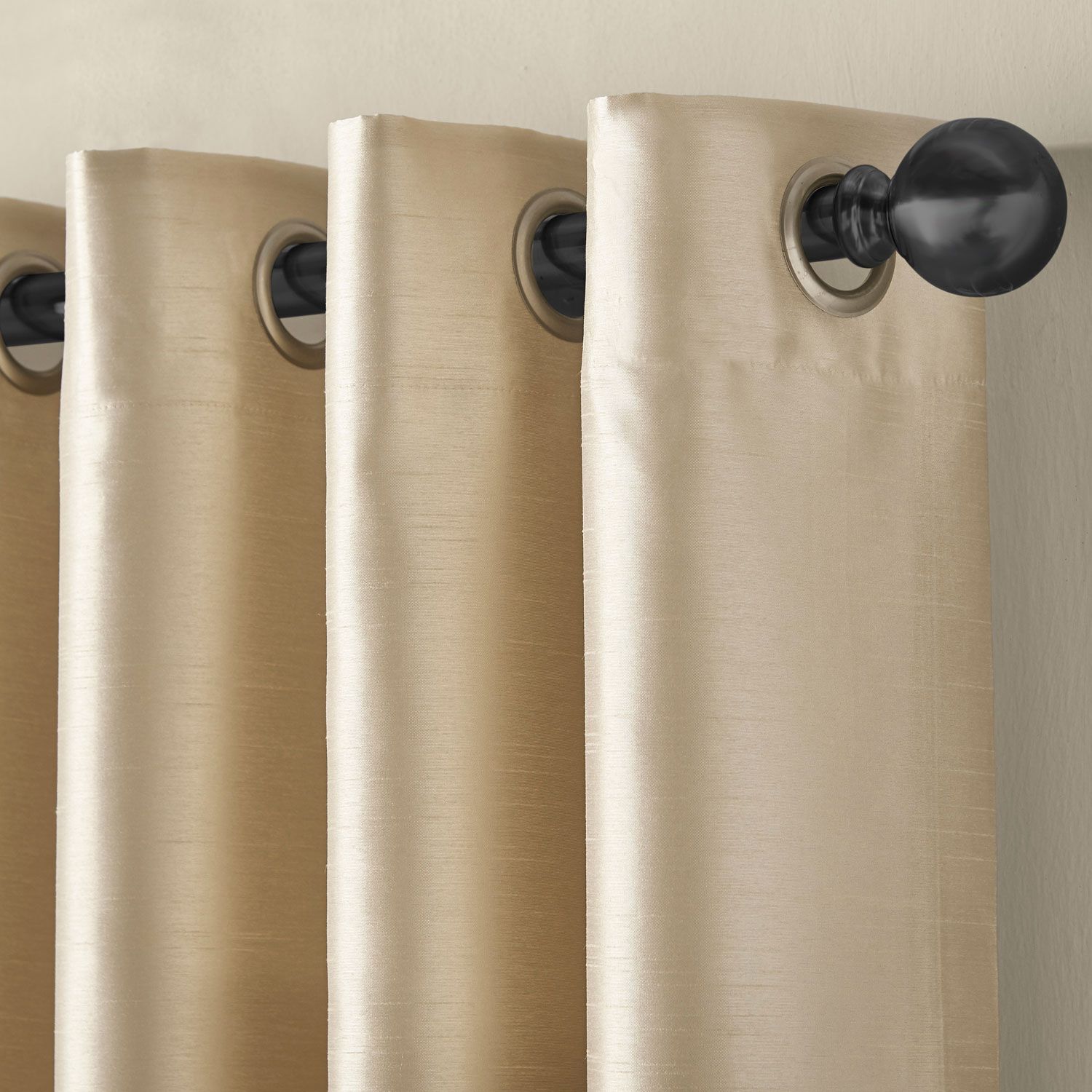 Eleganza Faux Silk Curtains - Home Store + More