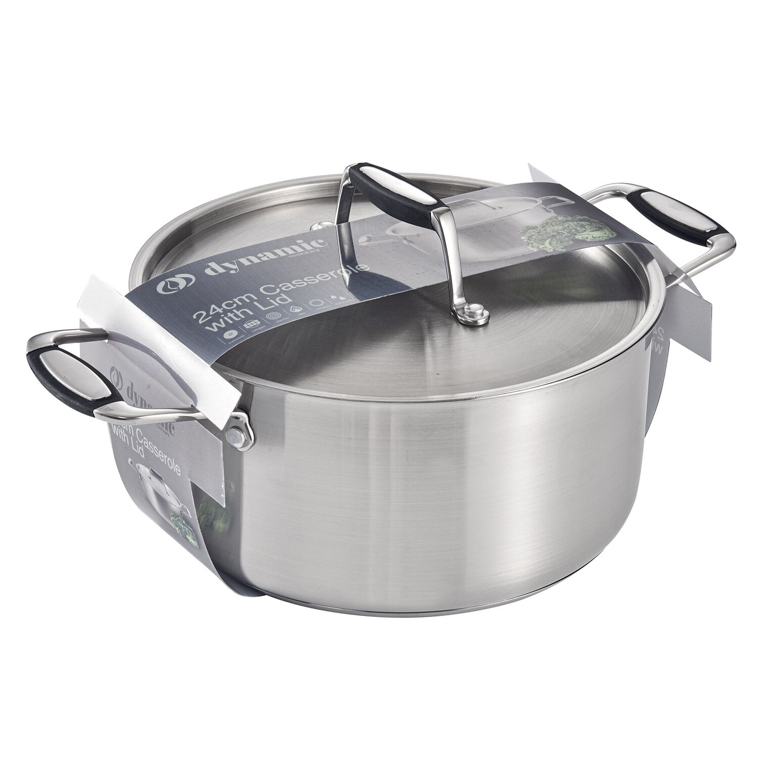 Dynamic Chef 24cm Casserole Pot with Lid - Home Store + More