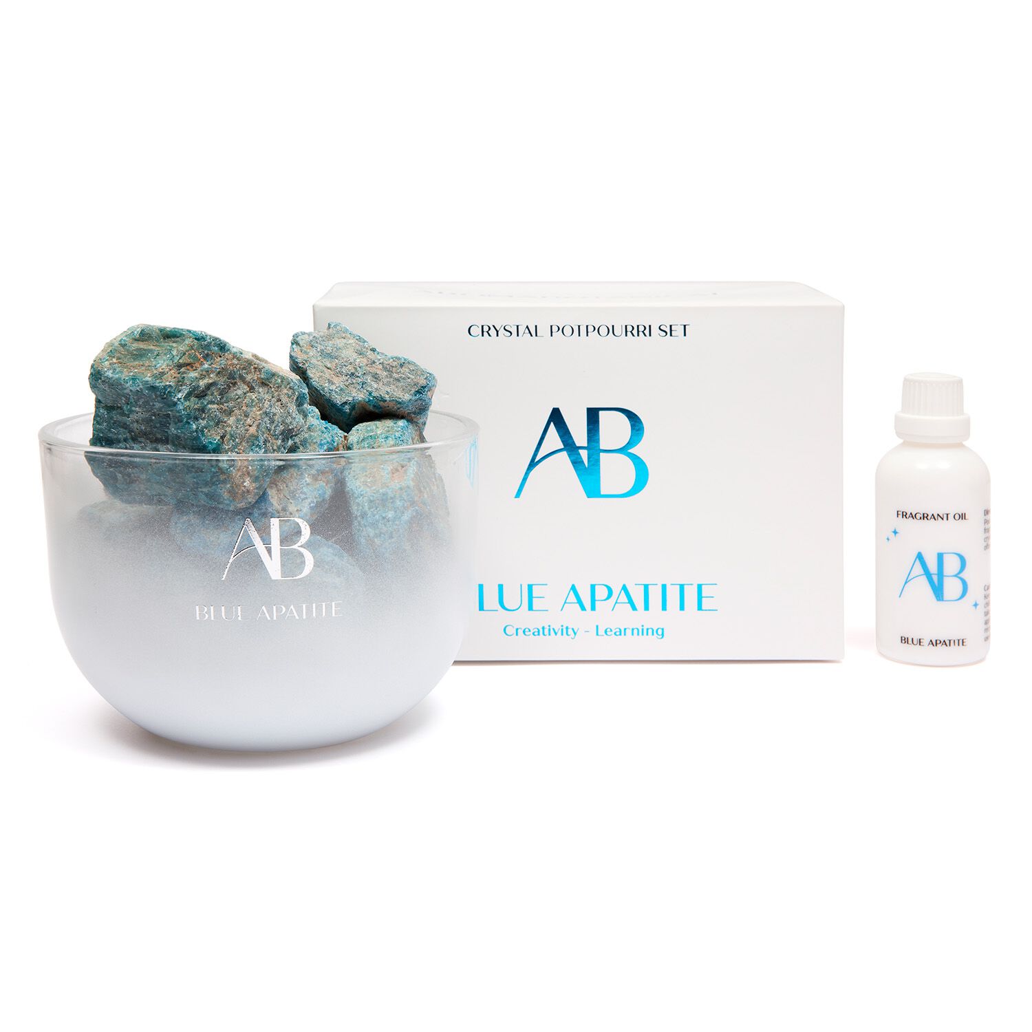 AB Crystal Blue Apatite Crystal Diffuser - Home Store + More