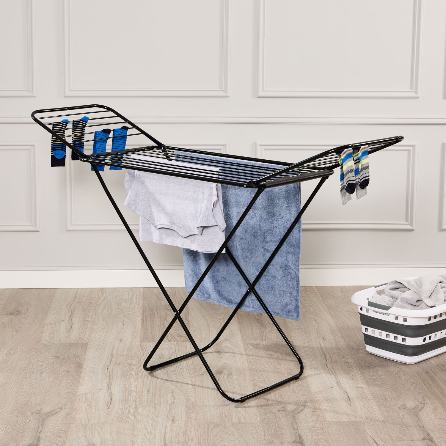 18M Butterfly Clothes Airer - Black - Home Store + More