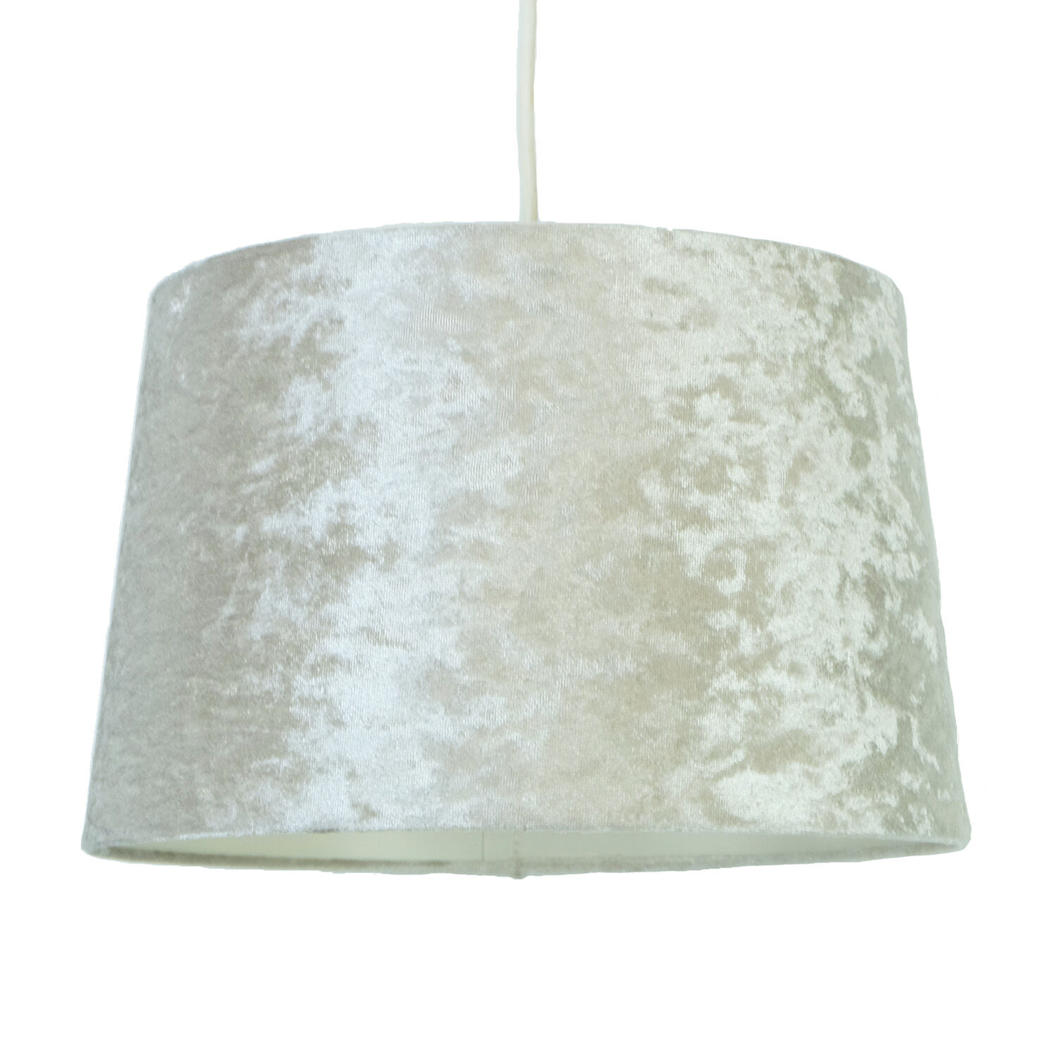 Crushed Silver Light & Lamp Shade - Home Store + More