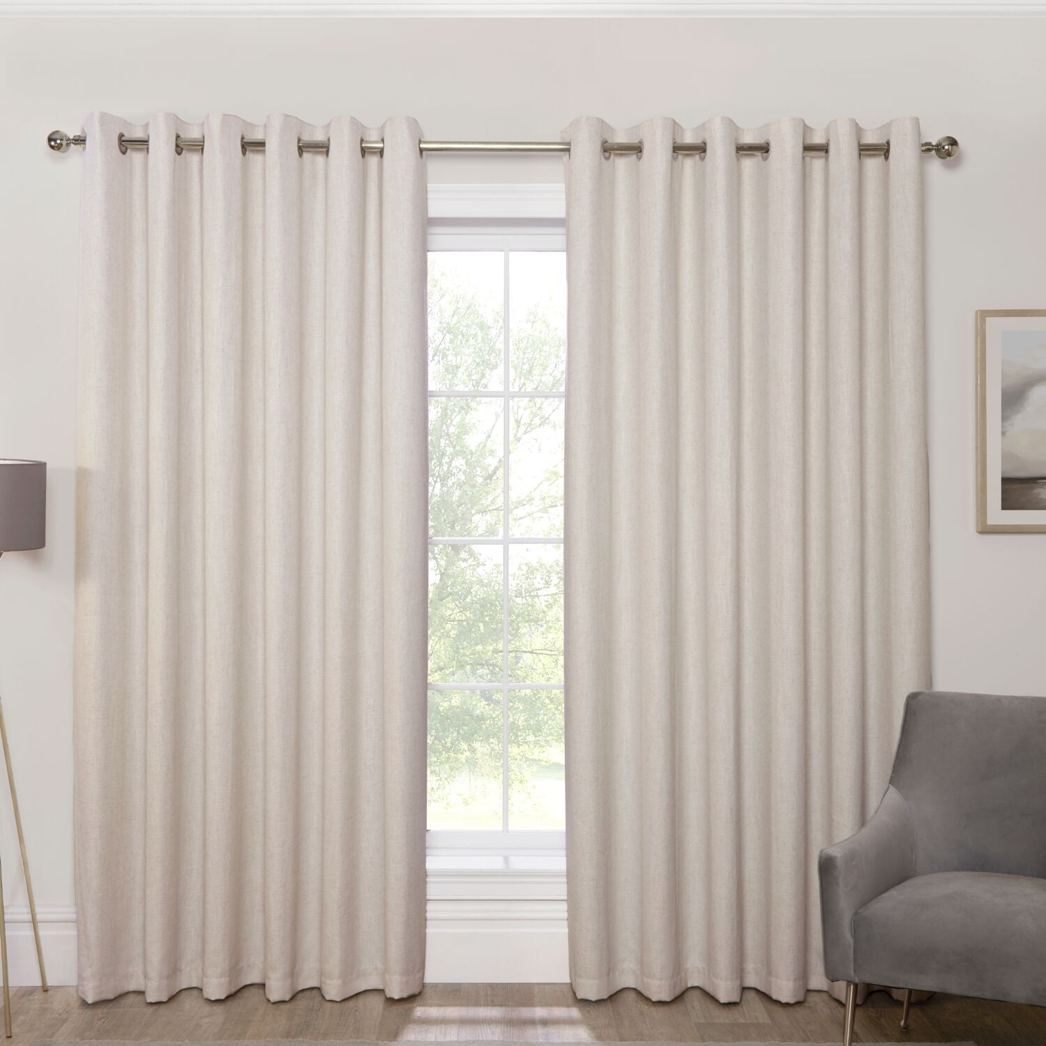 Blackout & Thermal Brushed Curtains - Home Store + More