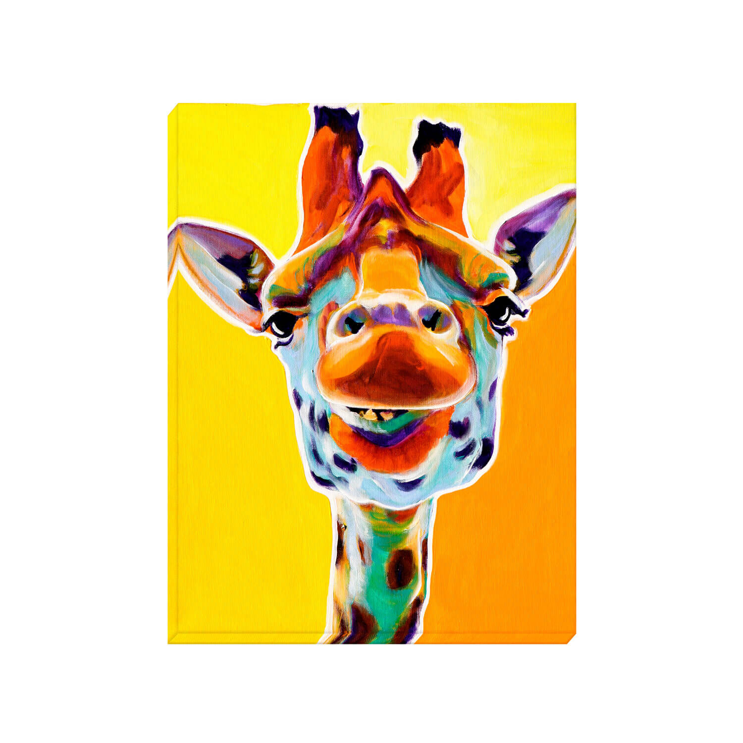 Funky Giraffe Canvas - Home Store + More
