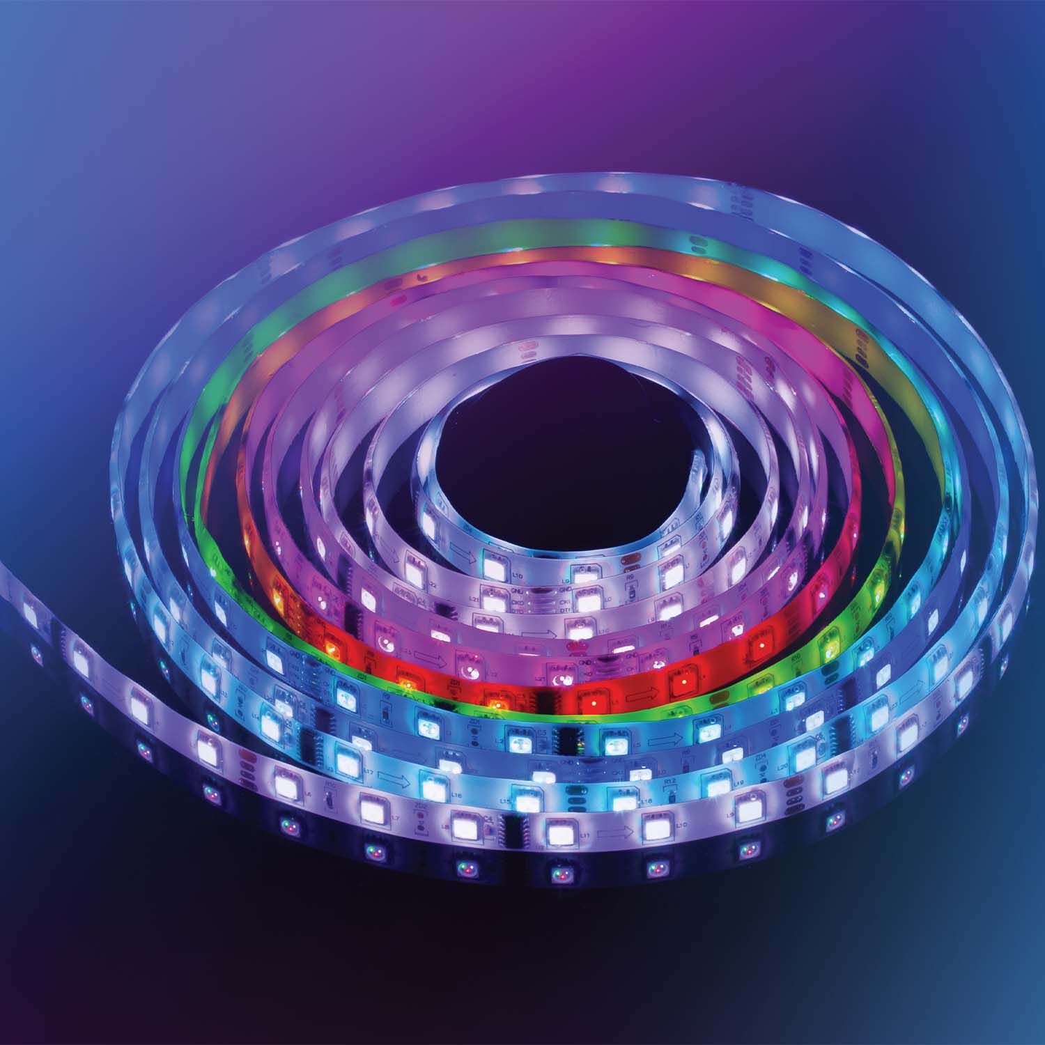Kleverkit 5 Meters Sound Activated LED Strip Light - Home Store + More