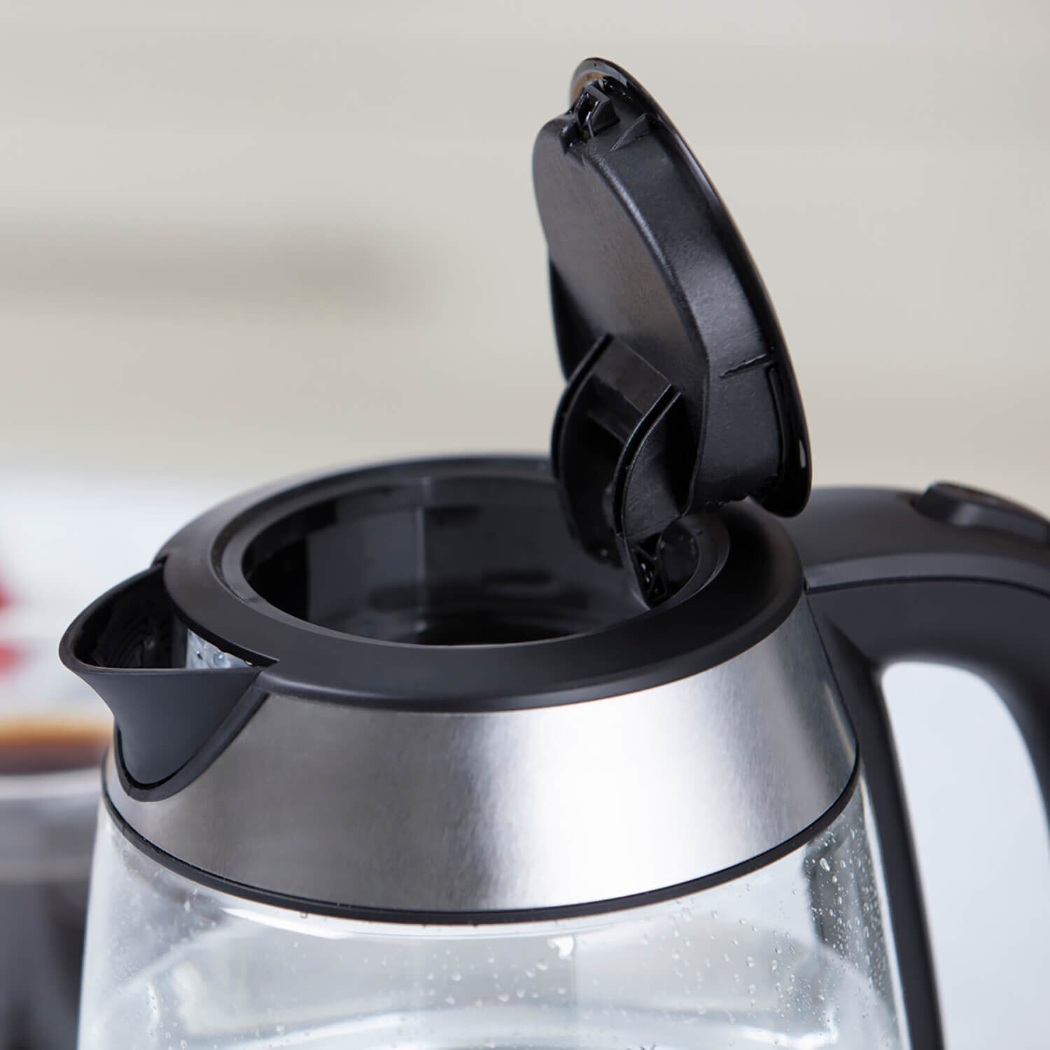Tower Rapid Boil Glass Kettle 1.7L