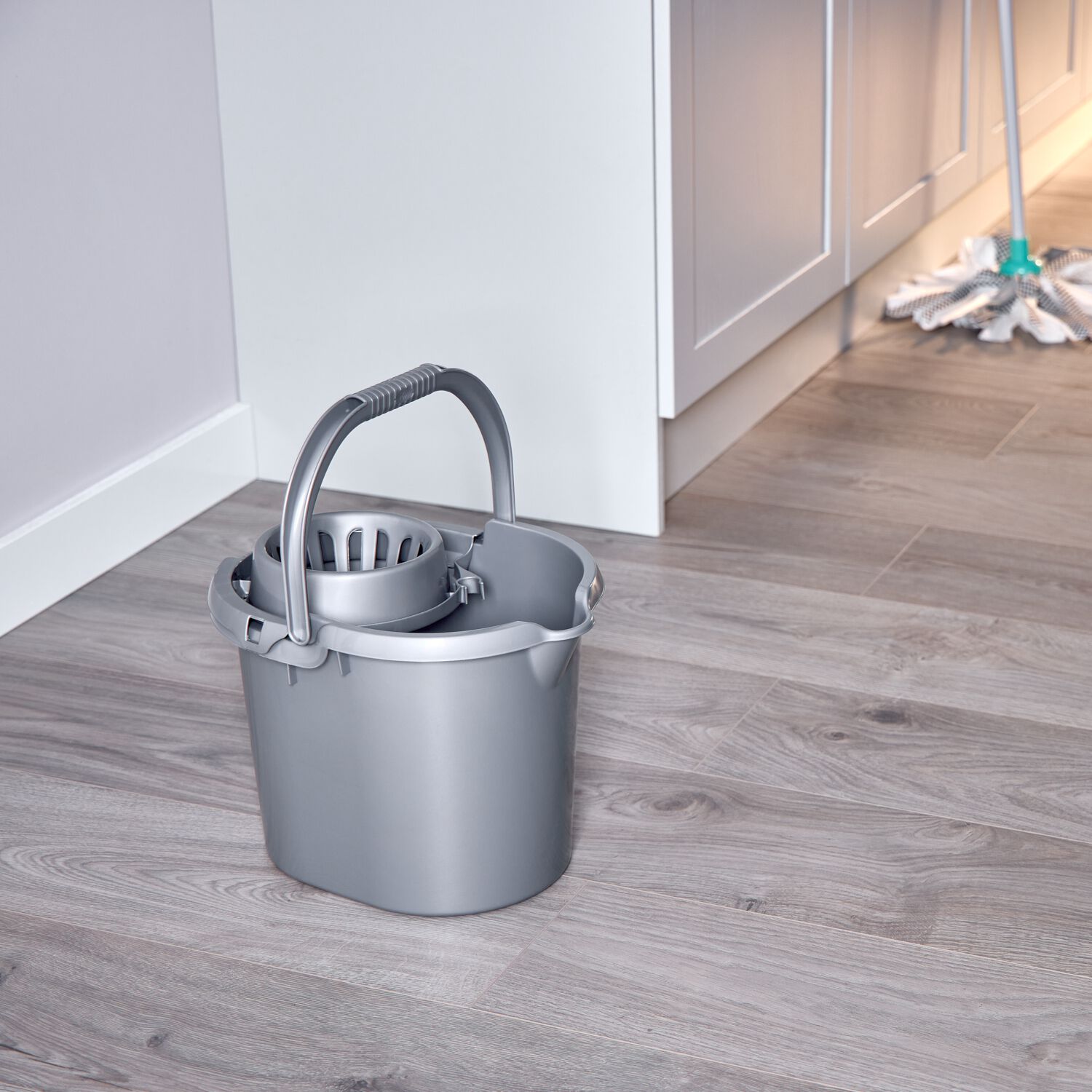 Wham Mop Bucket Silver 16L - Home Store + More