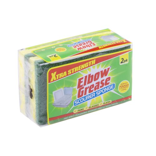Elbow Grease Super Scourer Sponge 2 Pack - Home Store + More