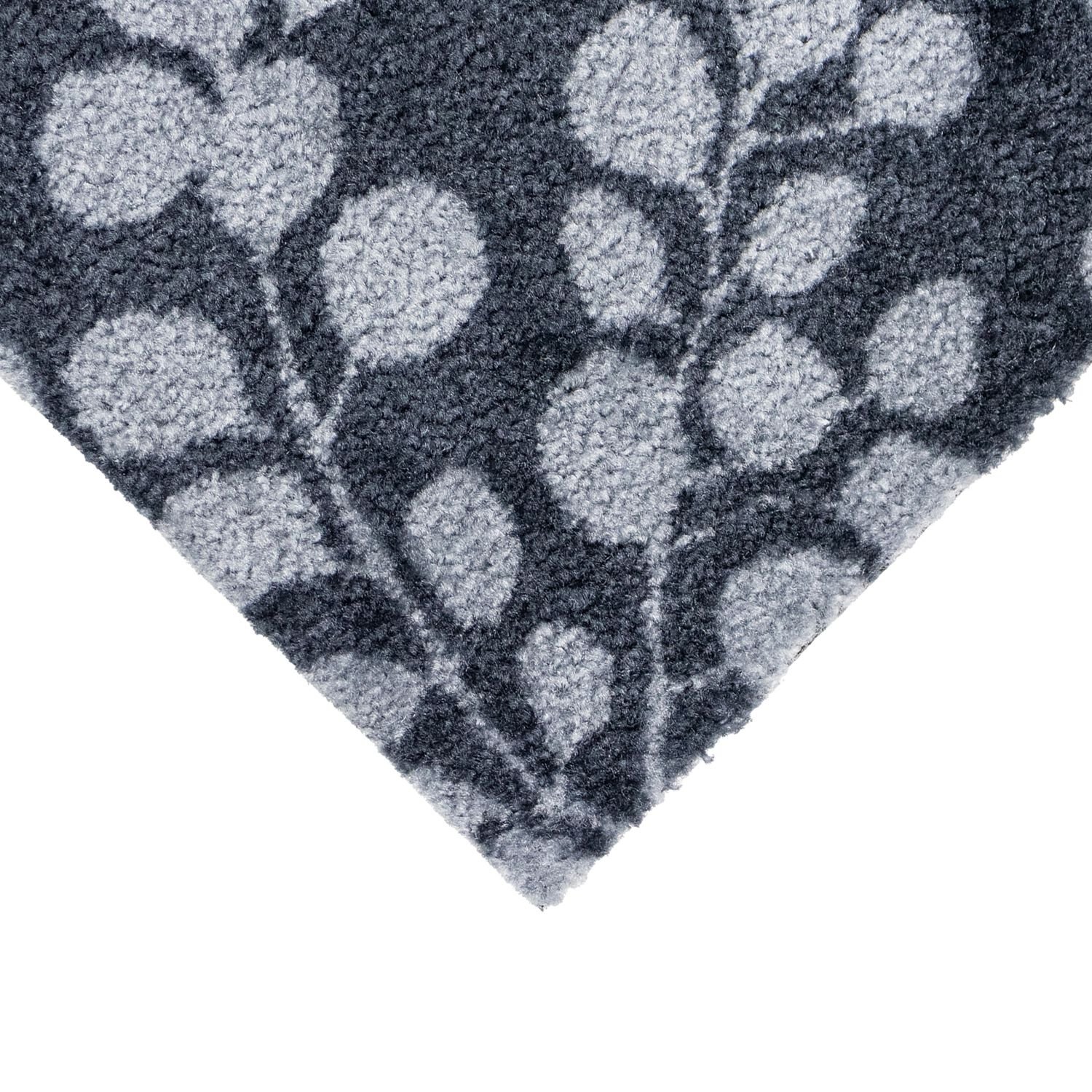 JVL Branches Black/Grey Mega Mat 50cm x 70cm - Home Store + More