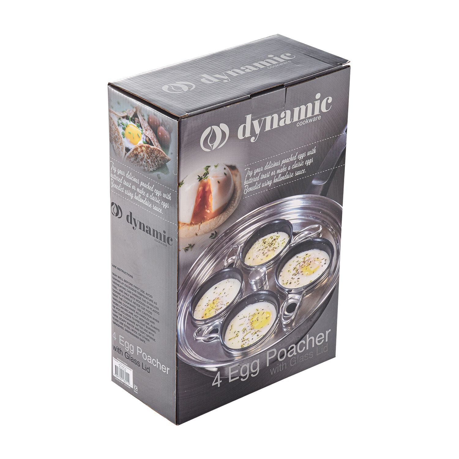 Dynamic 4 Cup Egg Poacher with Glass Lid - Home Store + More