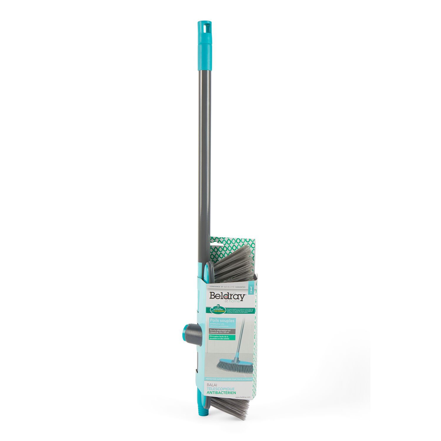 Beldray Antibac 1.2m Telescopic Broom - Home Store + More