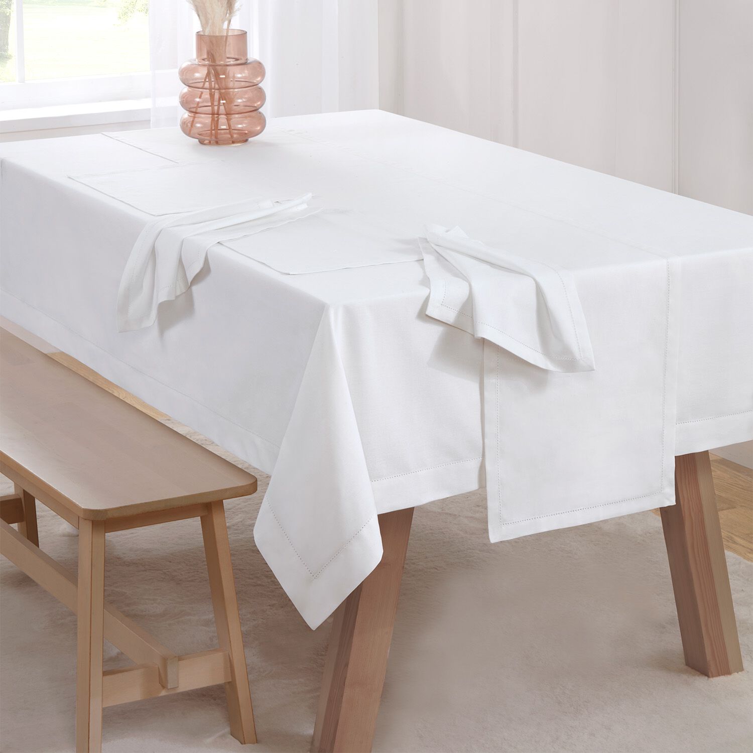 Dobby Stitch Table Cloth - Home Store + More
