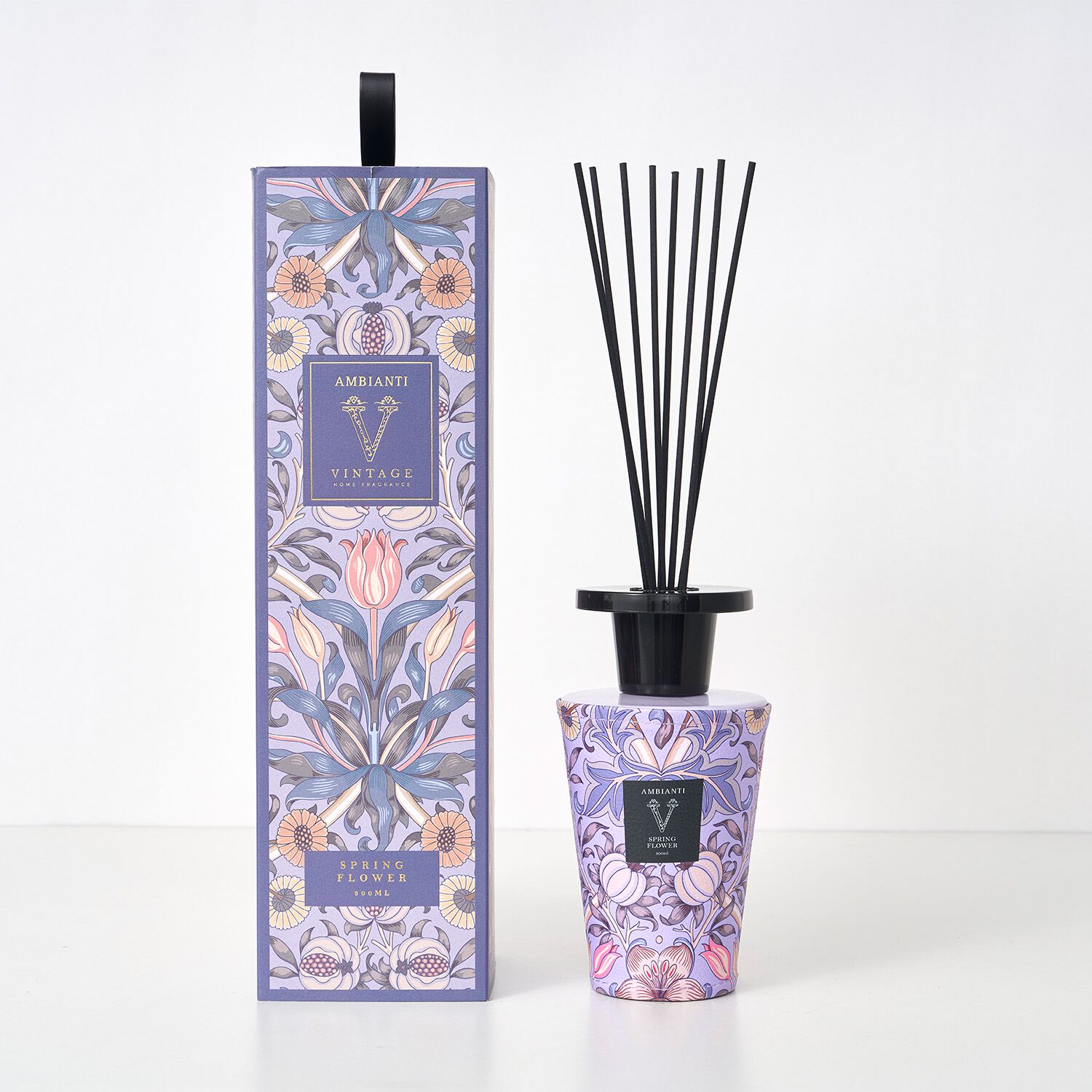 Ambianti Vintage Spring Flower 300ml Reed Diffuser - Home Store + More