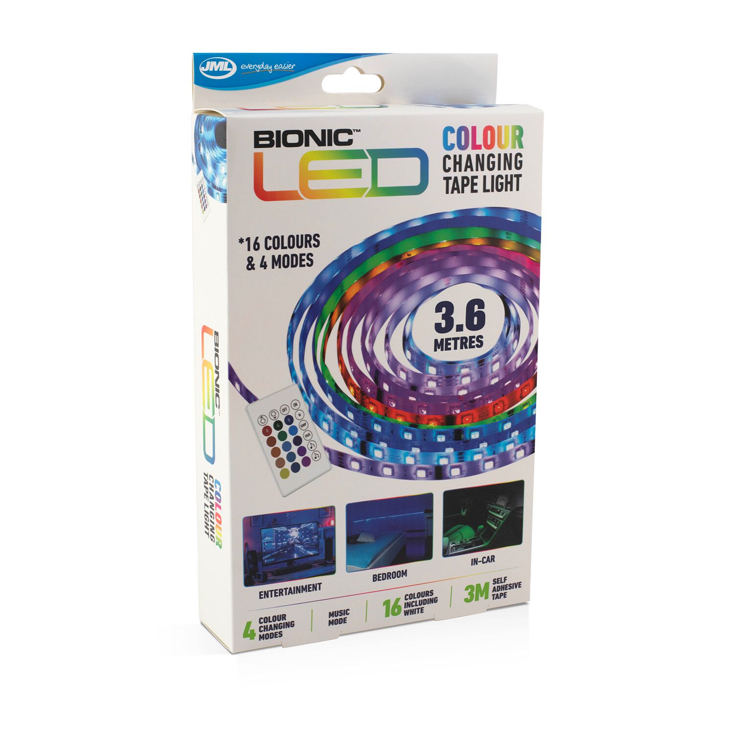 JML LED Bionic Tape Strip Light - Home Store + More