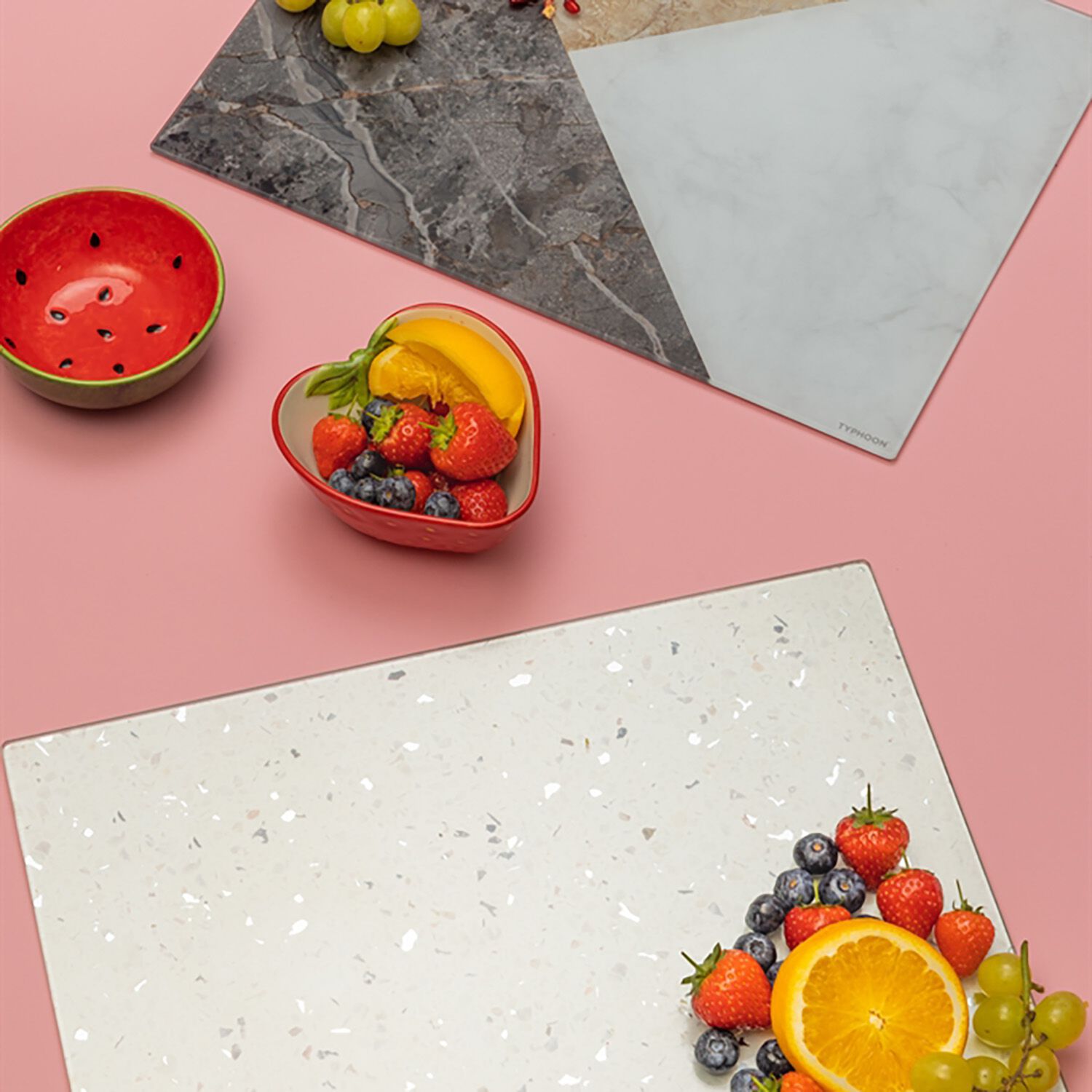 Typhoon Elements Quartz Effect Glass Worktop Saver - Home Store + More