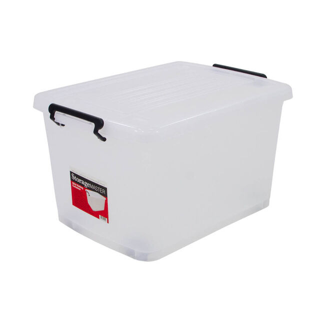 Rolling Storage Container with Lid 55L - Home Store + More