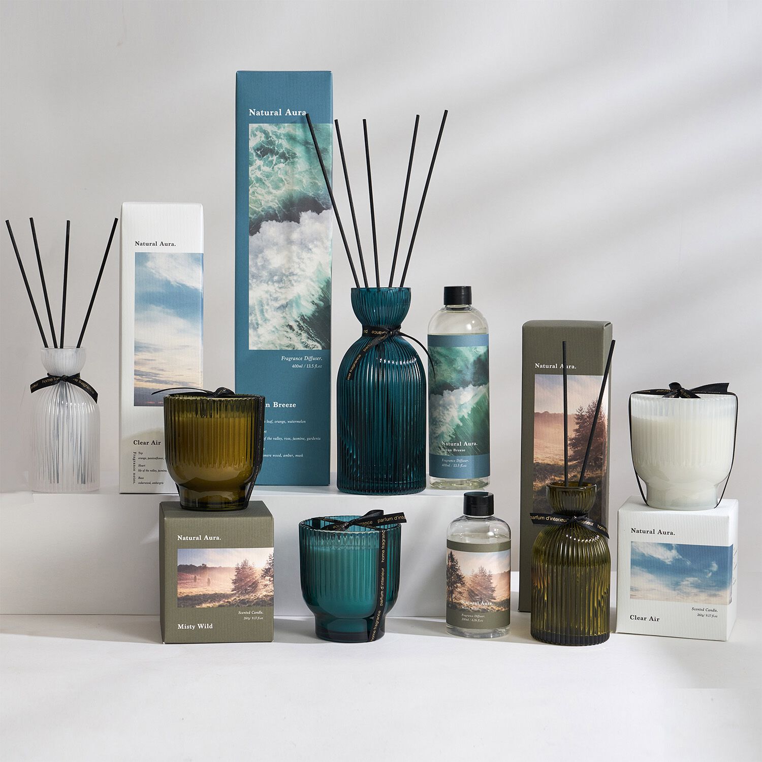Ambianti Natural Aura Misty Wild Reed Diffuser - Home Store + More
