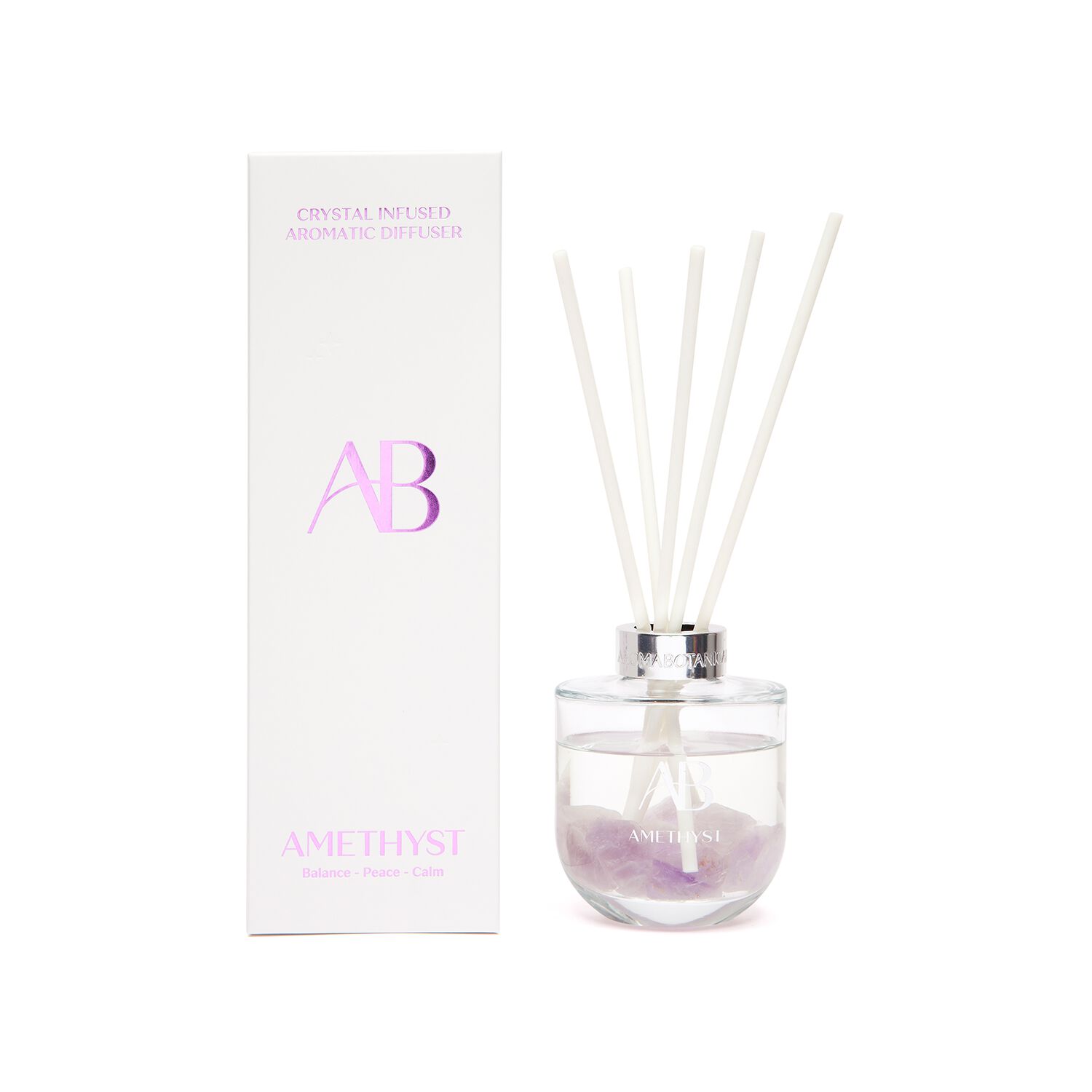 Aromabotanical Crystal Amethyst Reed Diffuser - Home Store + More