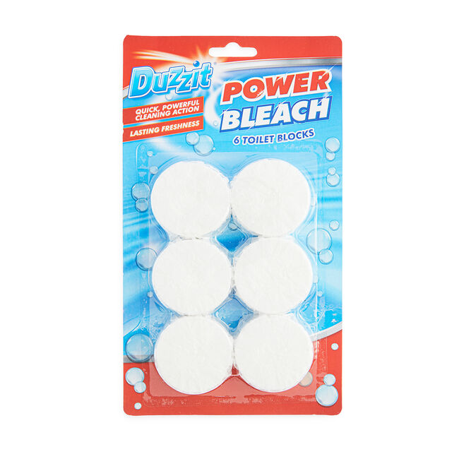 Power Bleach Toilet Block 6 Pack - Home Store + More