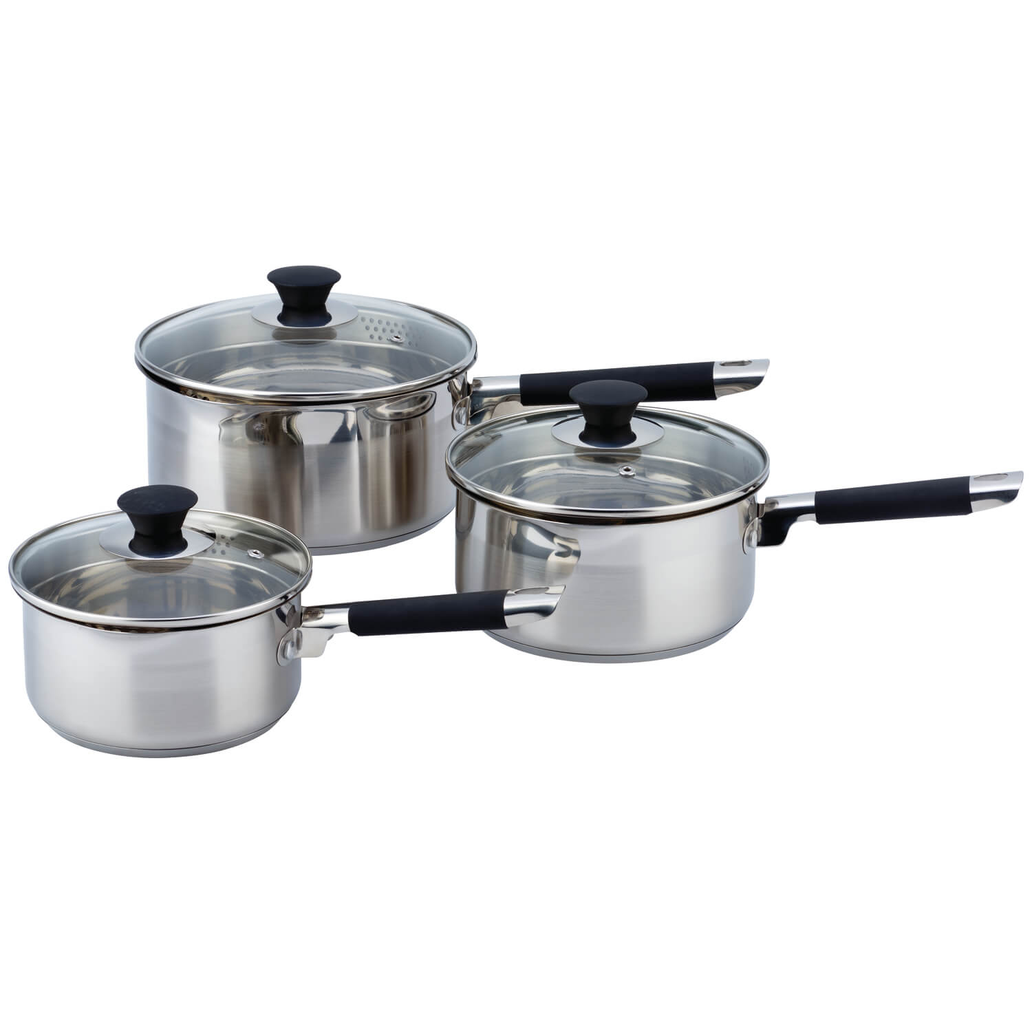 Cuisine Draining 3 Piece Cookware Set - Home Store + More