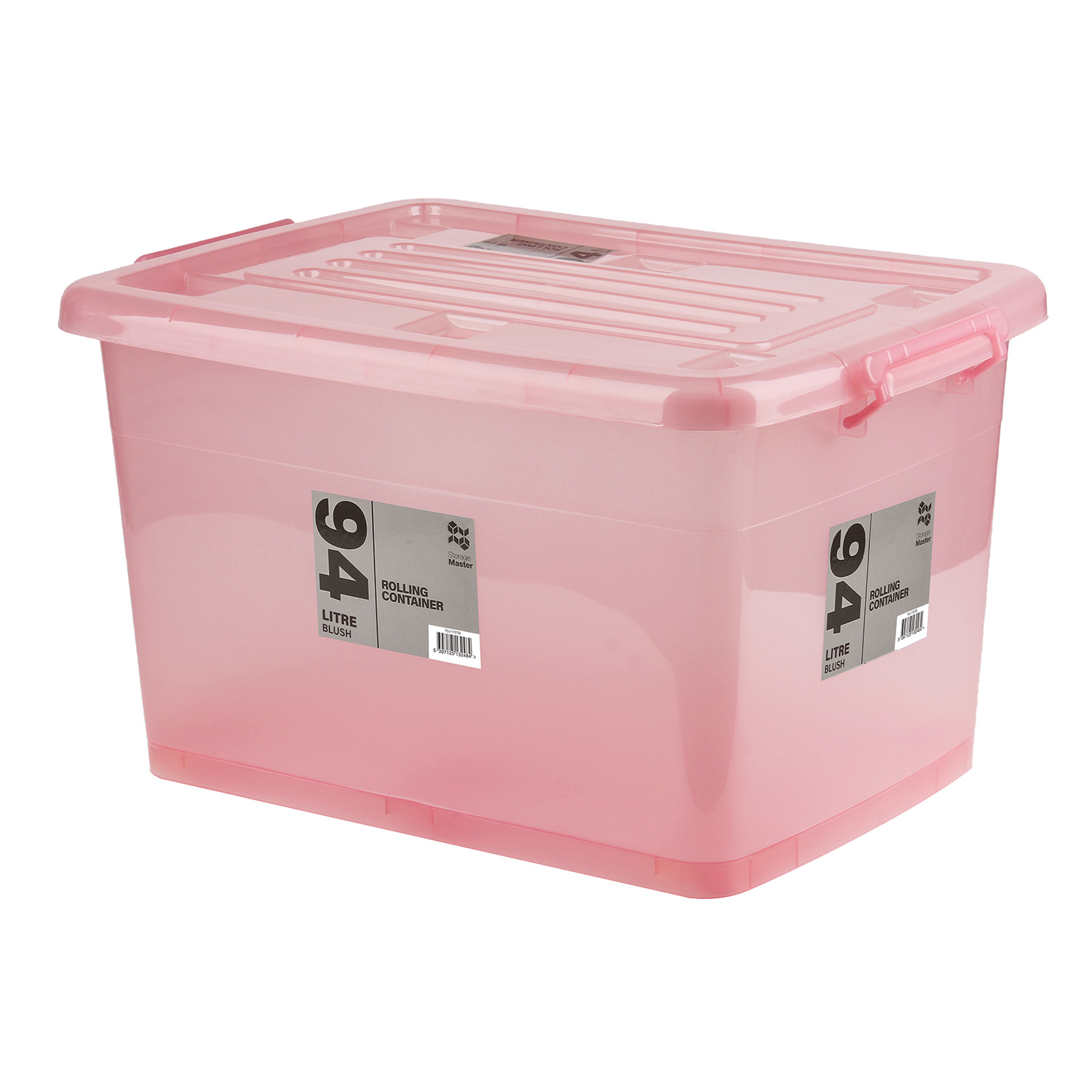 Rolling Storage Container 94L - Blush - Home Store + More